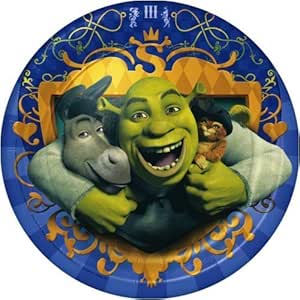 Shrek Birthday Party Luncheon Plates (8 Count) by Hallmark : Amazon.ca ...