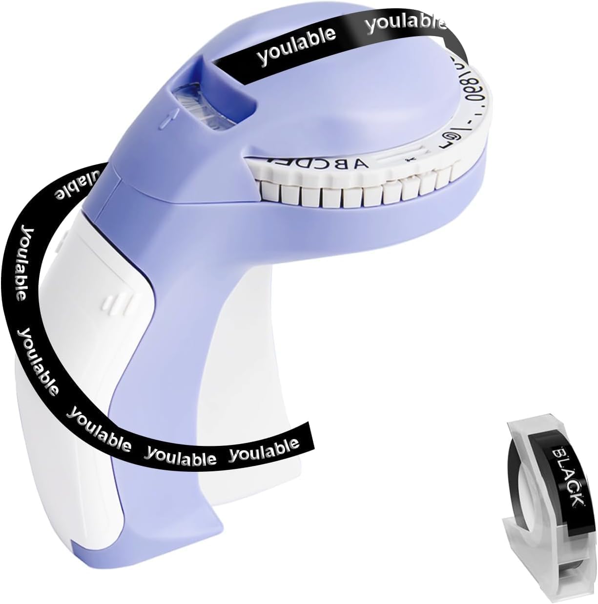Amazon.com : Purple Embossing Label Maker with 1 Label Tapes, 3D ...