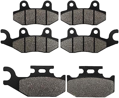 Amazon.com: ZICOO Front & Rear Brake Pads for Yamaha Rhino 660 450 ...