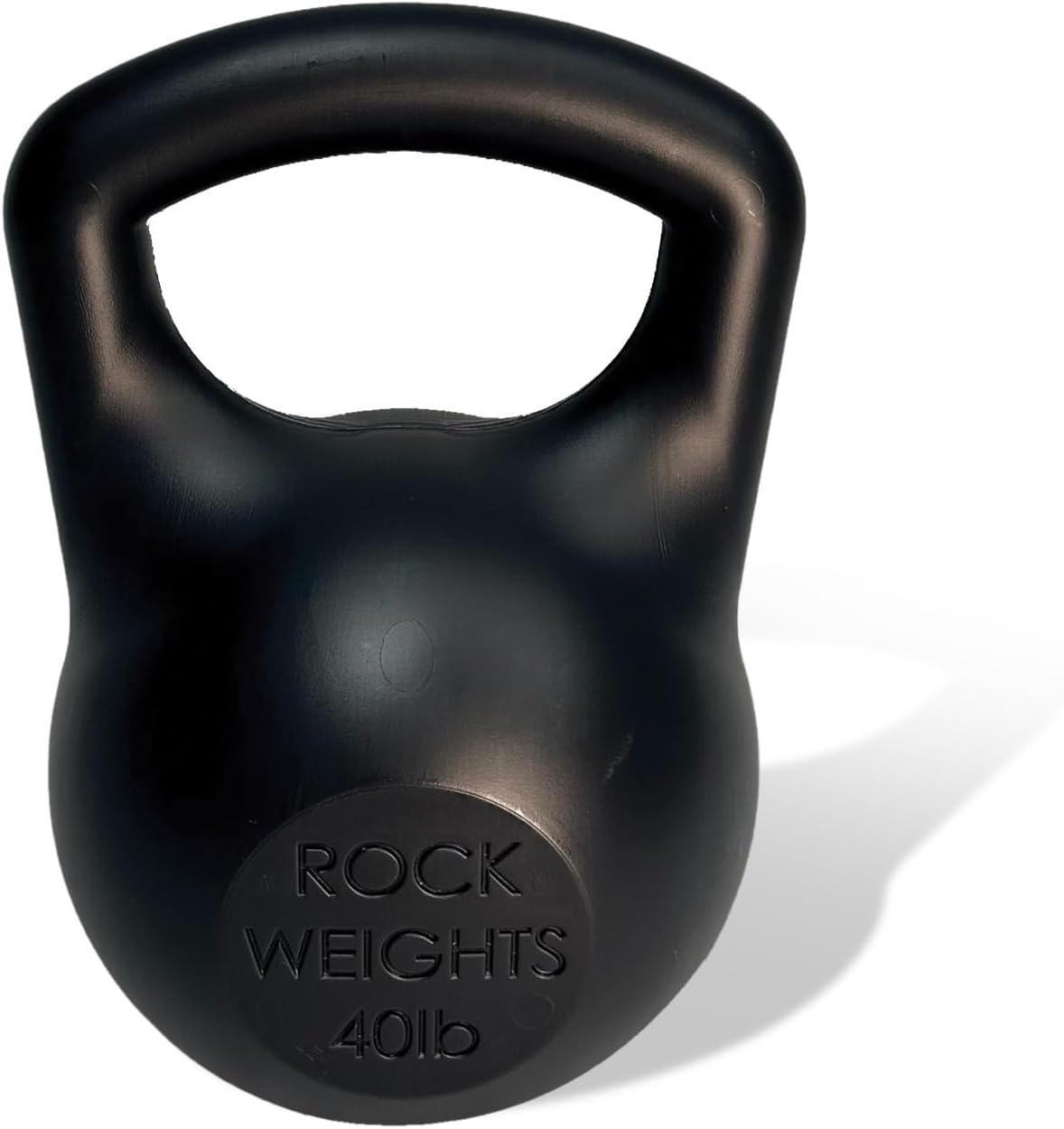 Amazon.com : Kettlebell Concrete Molds (Rock Weights) (Black- 40 lbs ...