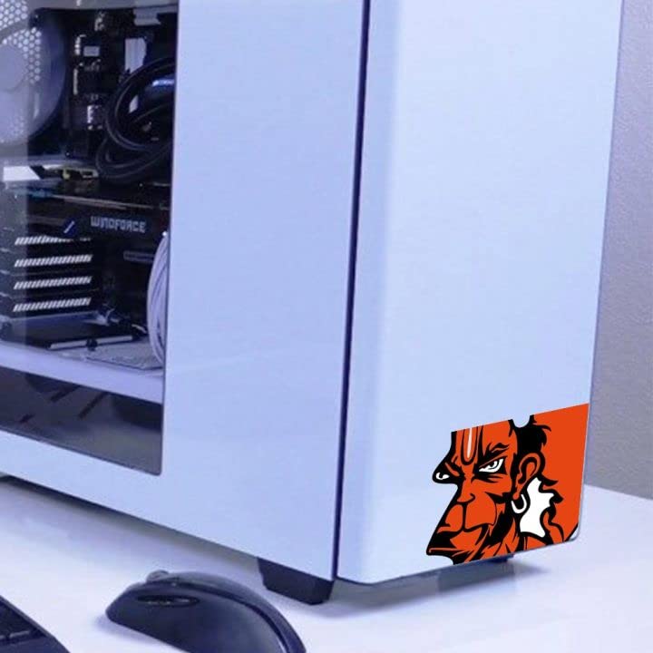 Earlfamily 5 1 For Angry Hanuman Bajrang Anime Car Stickers ...