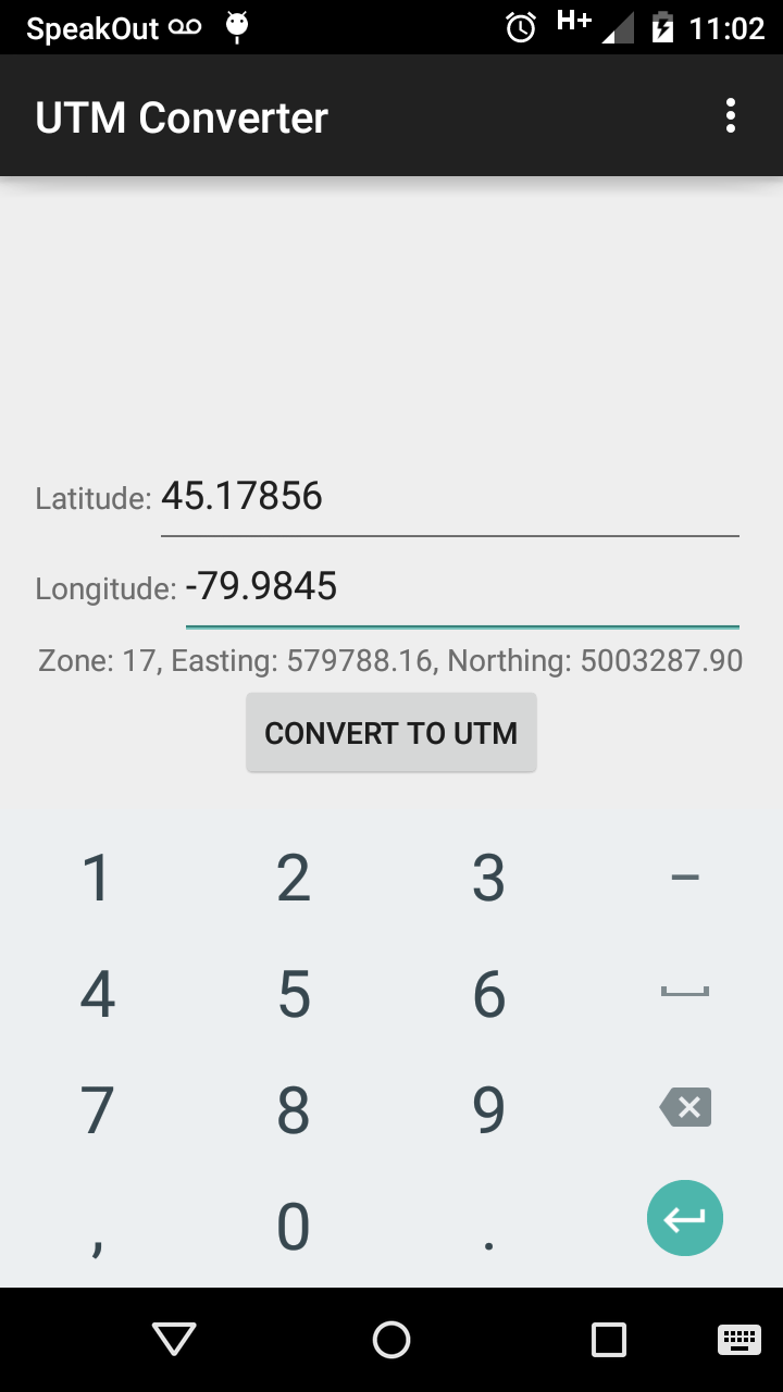 UTM Converter - App on Amazon Appstore