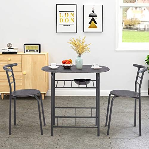 Merax Dining Table and Chairs Set Kitchen Table Furniture Dining Set ...