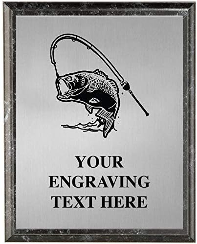 Amazon.com : Fish Plaques, Personalized Fishing Trophy Plaque Award ...