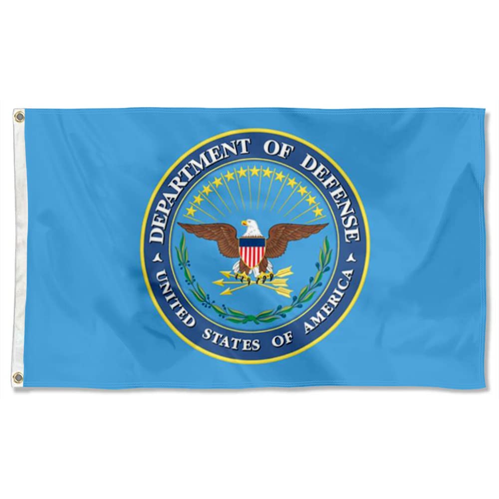 Amazon.com : Aihccy U.S. Department of Defense Flag Banner with Brass ...