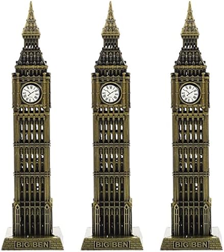 Beavorty Metal Big Ben Model Big Ben Statue Architecture Model England ...
