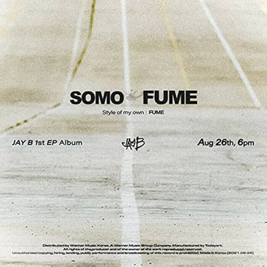Somo Albumcover JAY B's ALBUM REVEAL “SOMO:FUME” : R/Got7
