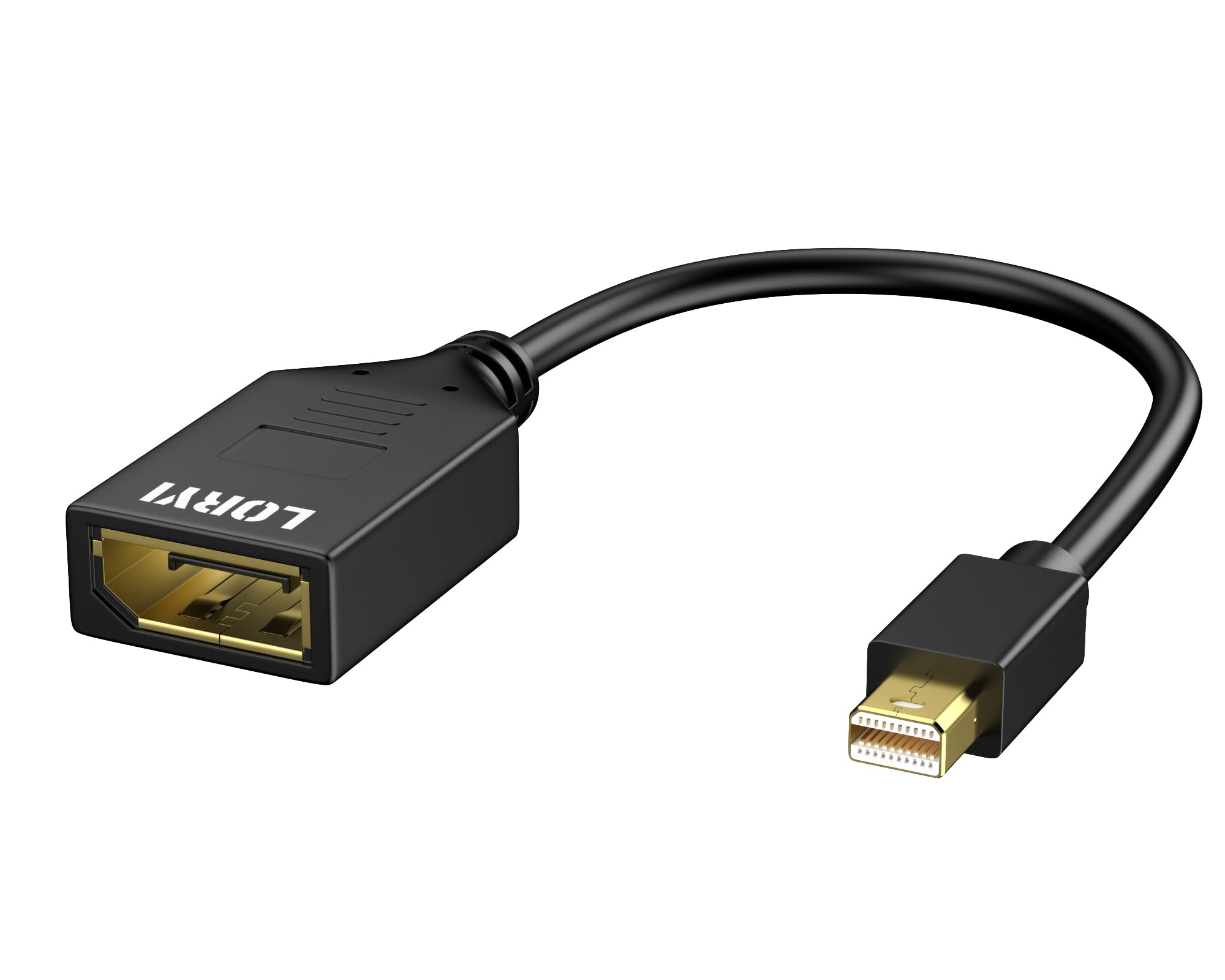 Amazon.com: Loryi Mini Displayport to Displayport Adapter, Mini DP to ...
