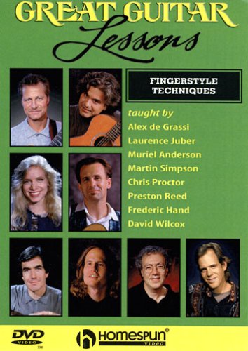 Amazon.com: Great Guitar Lessons: Fingerstyle Techniques : Laurence ...