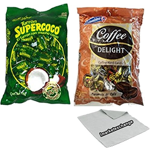 New Turron Super Coco Coconut Candy and Colombina Coffee Delight Coffee ...