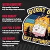 Amazon.com: (3Pcs) Burnt Out but Optimistic Matte Sticker Funny Nurse ...