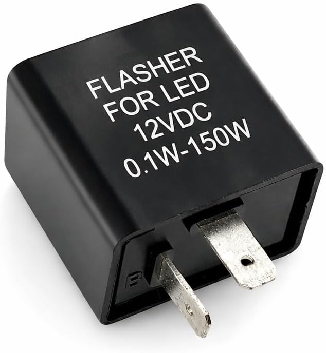 MGI SpeedWare 2-Pin LED Turn Signal Flasher Relay - Hyper Flash Fix (1 ...