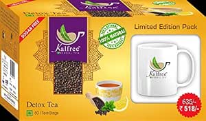 KALFREE DETOX TEA WITH KALFREE CUP For Natural Body Cleanse, Cold ...
