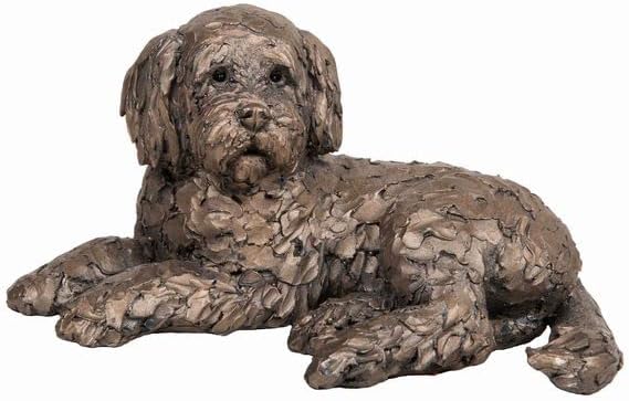 Ozzy the Cockapoo Lying Down Cold Cast Bronze Dog new Frith Design 2017 ...
