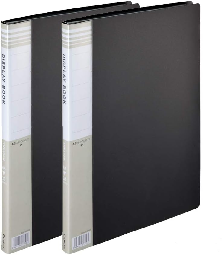 Rexel A4 Professional Display Book - Black (40 Pockets) : Amazon.co.uk ...