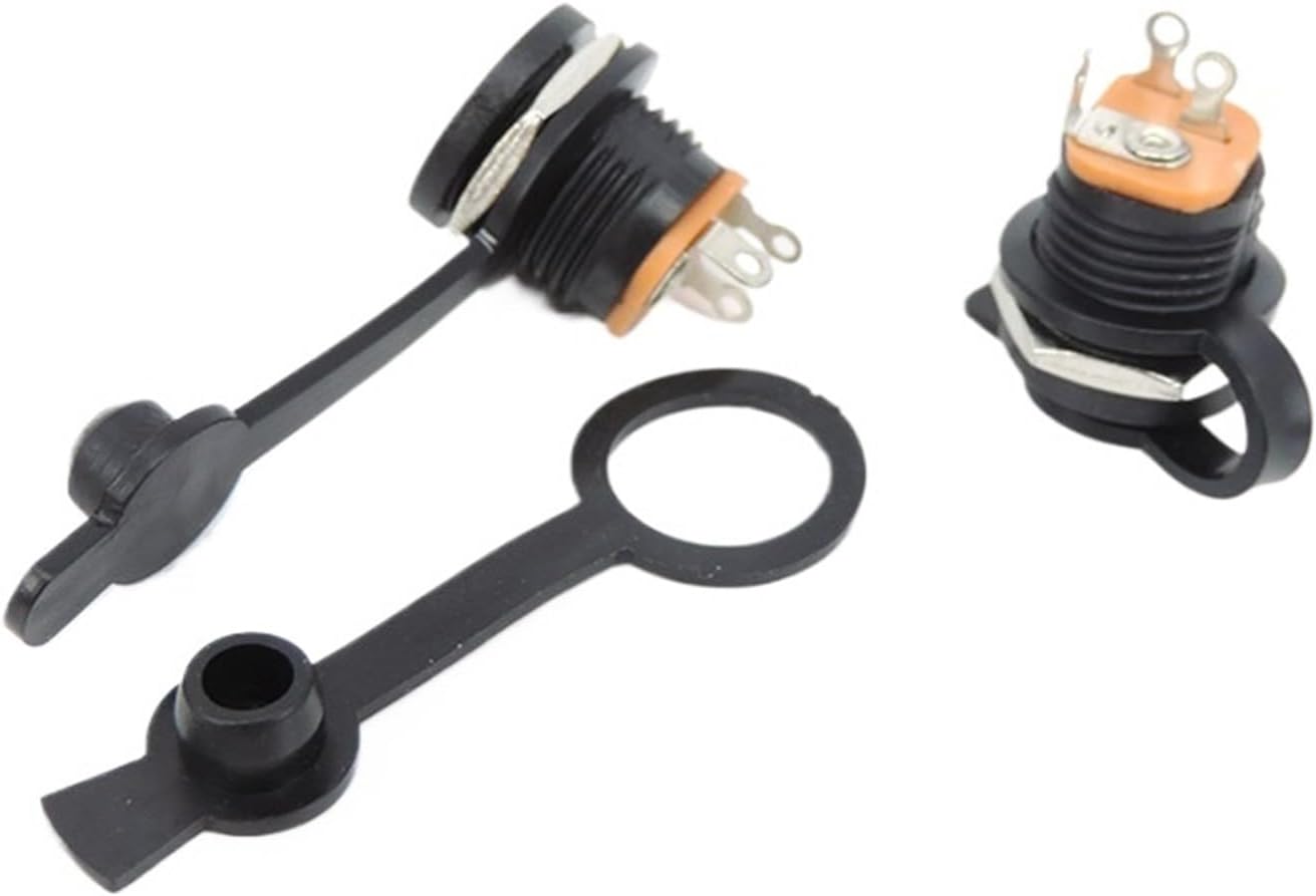 Amazon.com: WUZDPRCJ DC-022 DC Power Female Mount Panel Connector ...