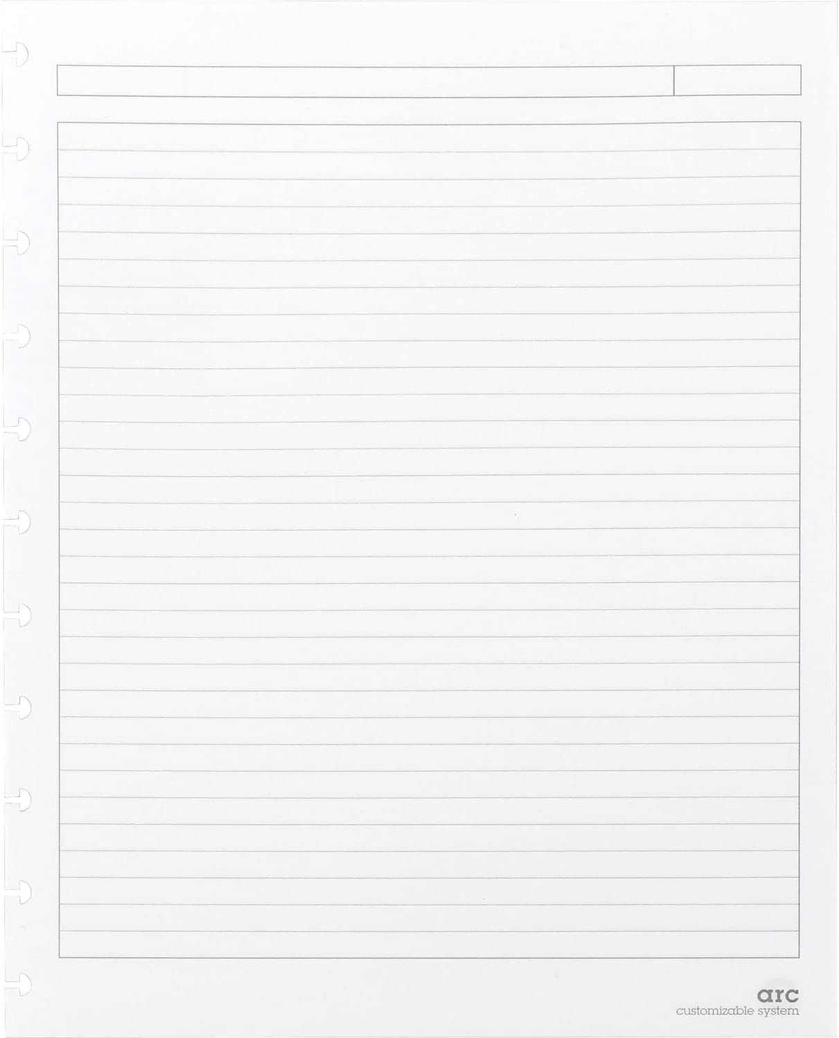 Amazon.com : Staples Premium Arc Notebook System Refill Paper, 8.5-inch ...