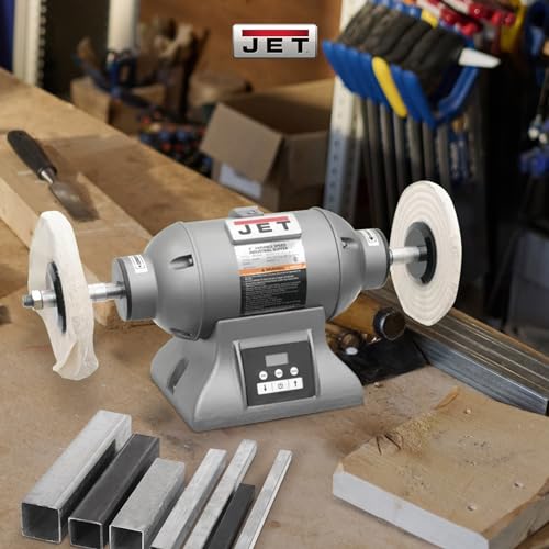 Snapklik.com : JET 8-Inch Variable-Speed Industrial Buffer, 1 HP, 1Ph ...