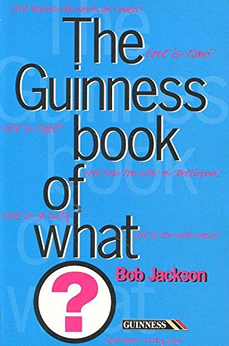 The Guinness Book of What? : Jackson, Robert: Amazon.it: Libri
