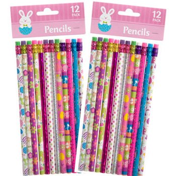 Amazon.com : Easter Spring Varied Image Pencils 24 Pack : Office Products