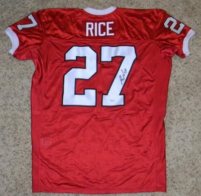 Autographed Ray Rice Jersey - Rutgers Knights #27 Red Nike - JSA ...