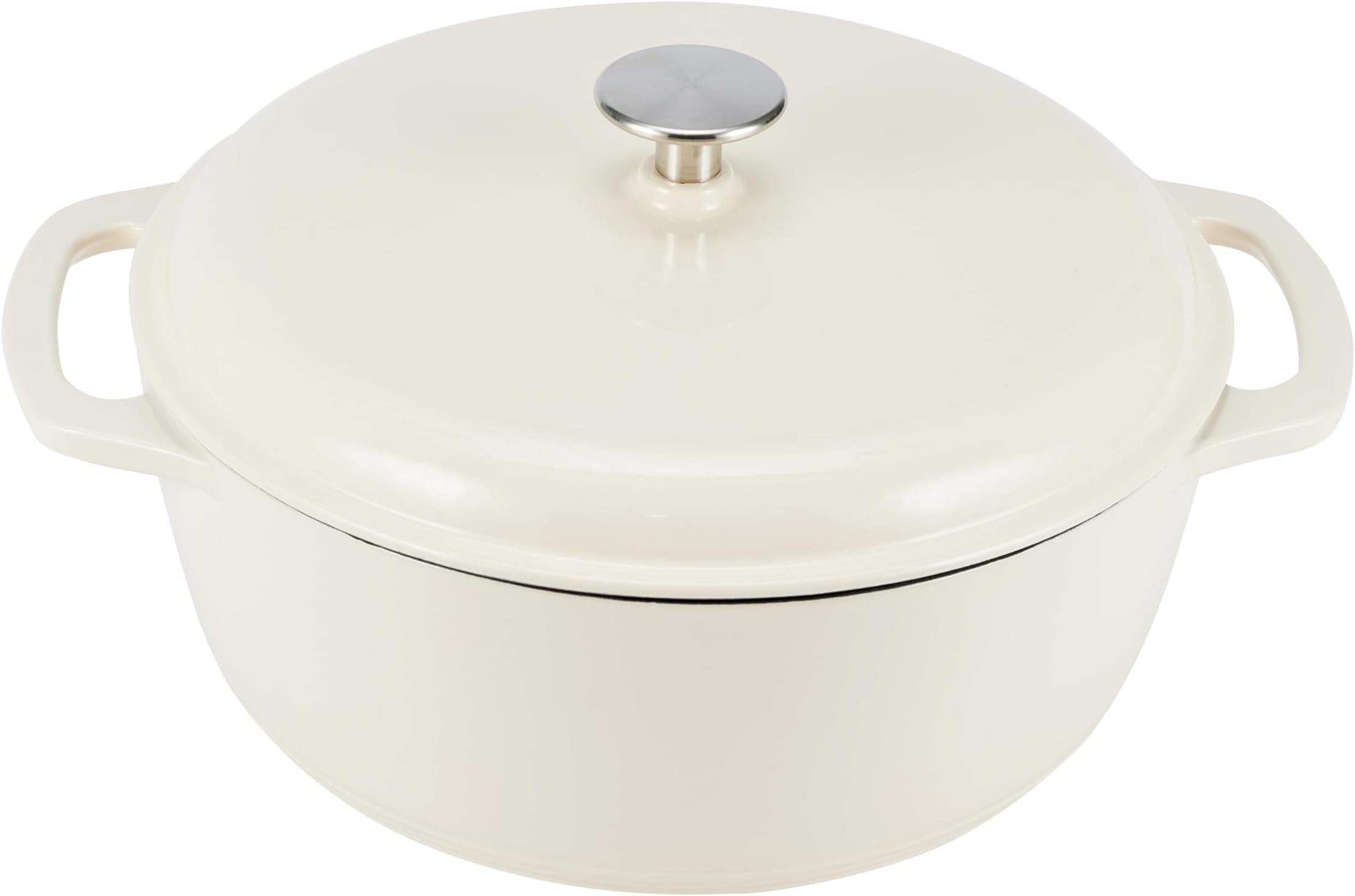 Amazon.com: Miereirl 6 QT Enameled Dutch Oven Pot with Lid, Cast Iron ...