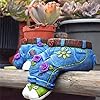 Amazon.com: ZQU Denim Jeans Flower Pot Resin Flower Pots Decorative ...