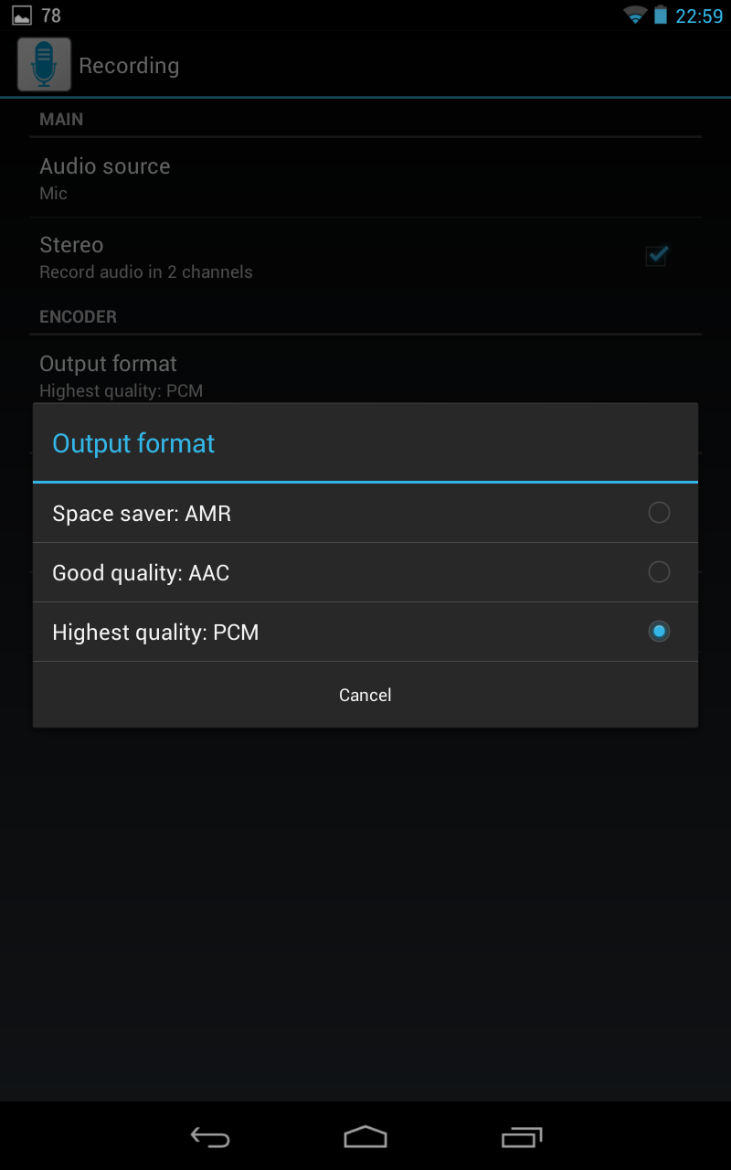 Simple Voice Recorder - App on Amazon Appstore