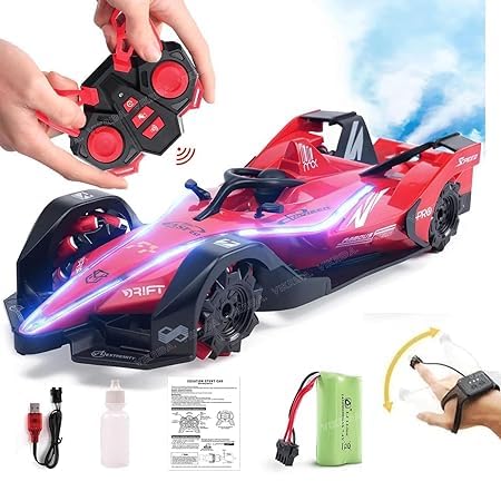 IDENSIC RC Stunt Car, Fast RC Drift Car, Remote Control Car with LED ...