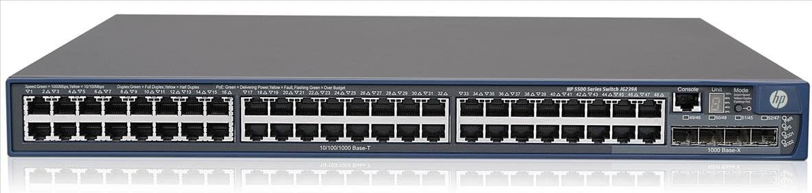 Amazon.com: HP A5500-48G-PoE+ SI Ethernet Switch - 44 Ports ...