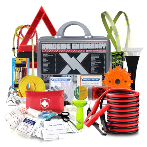 Snapklik.com : KITGO Roadside Emergency Car Kit (137Piece)
