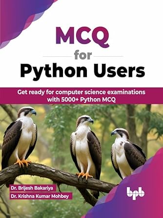Amazon.com: MCQ for Python Users: Get ready for computer science ...
