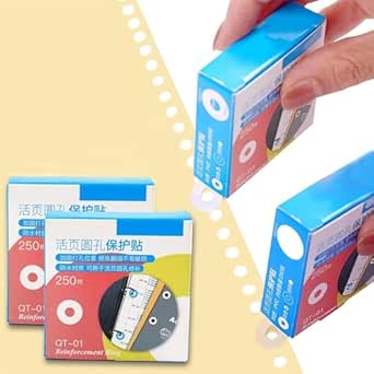 1000 Pcs Hole Punch Reinforcement Stickers, Hole Reinforcers for Paper ...