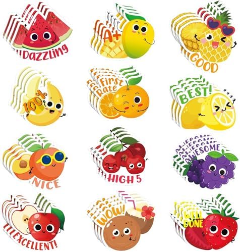 Scratch and Sniff Stickers for Kids,120 Pieces Fruits Smelly Stickers ...