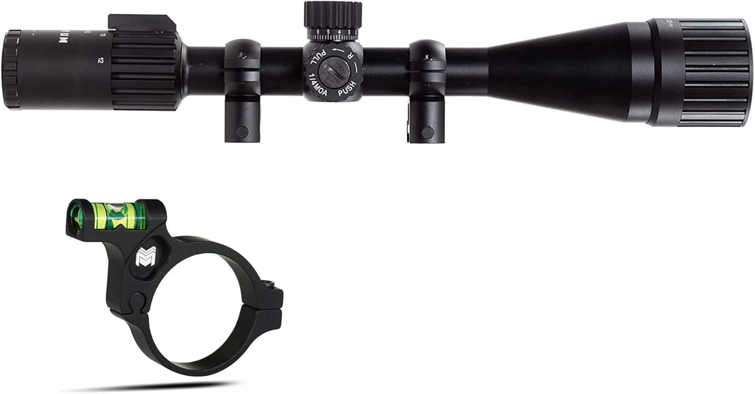 Amazon.com : Monstrum 4-12x44 Rifle Scope with AO Adjustable Objective ...