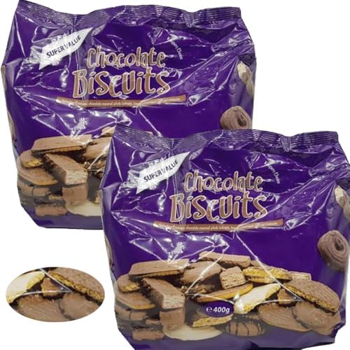 2 x Chocolate Broken Biscuits Assortment 400g – Mixed Selection of ...