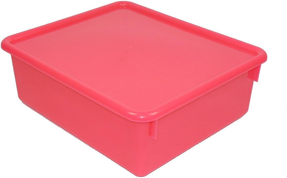Amazon.com - Romanoff Double Stowaway Hot Pink - Lidded Home Storage Bins