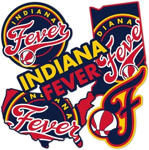 Amazon.com: Fever Vinyl Sticker Indiana Basketball Decal for Bumpers ...