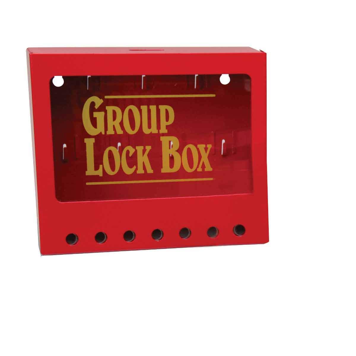Snapklik.com : Brady Wall-Mount Group Lock Box For Lockout/Tagout