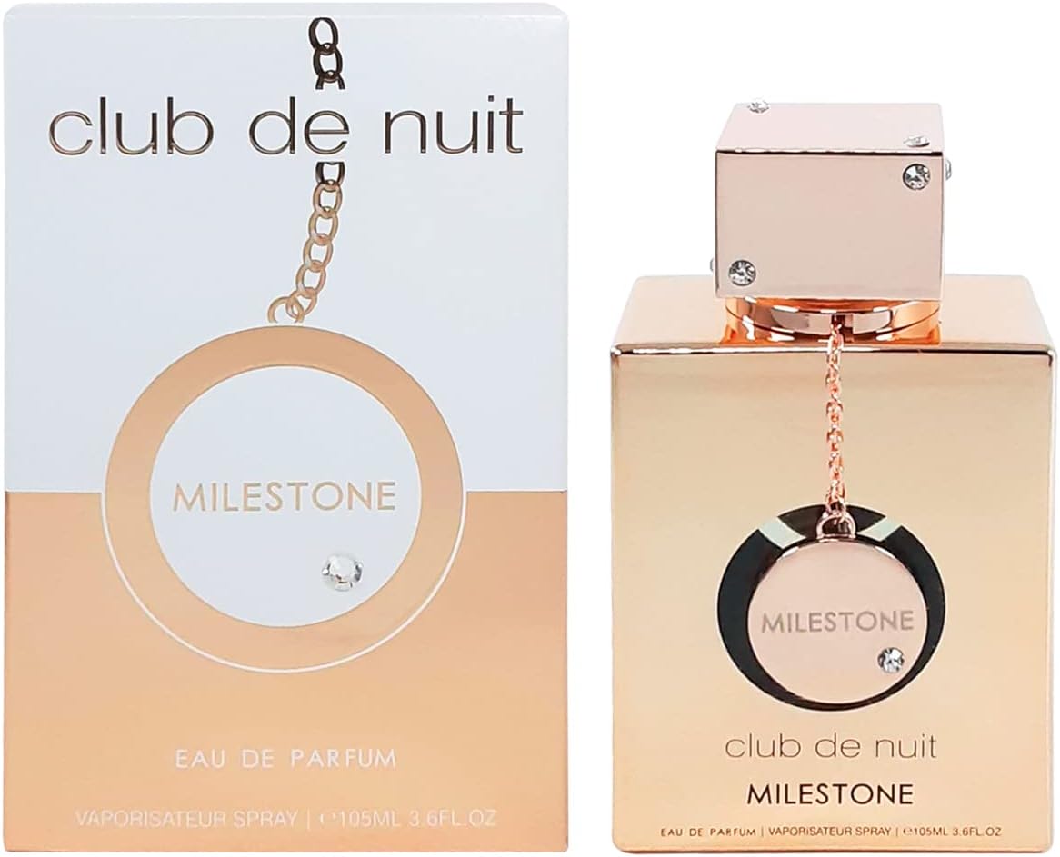 Amazon.com: Armaf Club De Nuit Milestone EDP Spray Unisex 3.6 oz ...