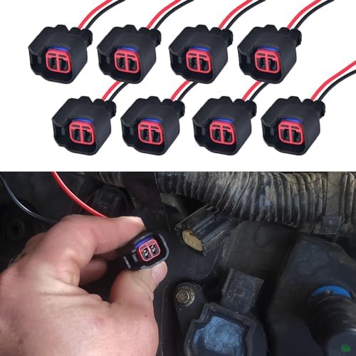 Amazon.com: HAOBO 8PCS Fuel Injector Connector, Fuel Injector Plug ...