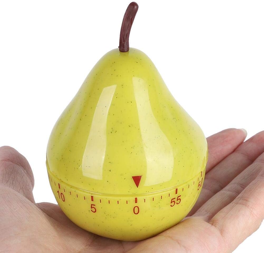 Manual Timers for Cooking, Pear Shaped 60 Minutes Mechanical Rotating ...