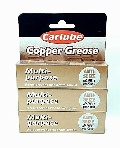 3 PCS CARLUBE MULTI PURPOSE COPPER GREASE ANTI SEIZE RUST OIL LEAKAGE ...