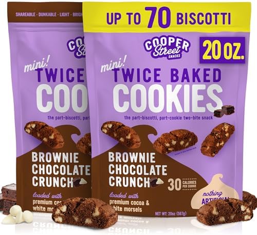 Amazon.com: Cooper Street Cookies Twice Baked Italian Biscotti Cookies ...