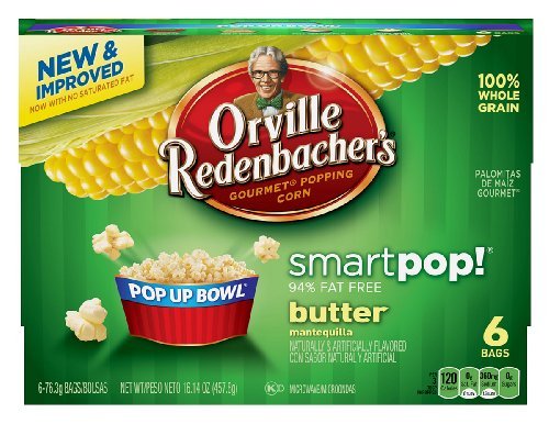 Amazon.com: Orville Redenbacher's Pop-Up Bowl Smart Pop Butter ...