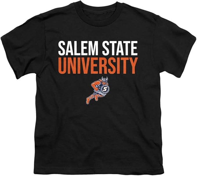 Amazon.com: Salem State University Official Stacked Unisex Youth T ...