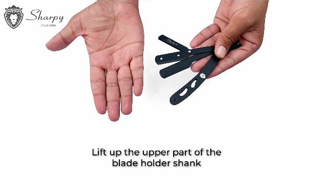 How to load Blade in Sharpy Cut throat straight razor