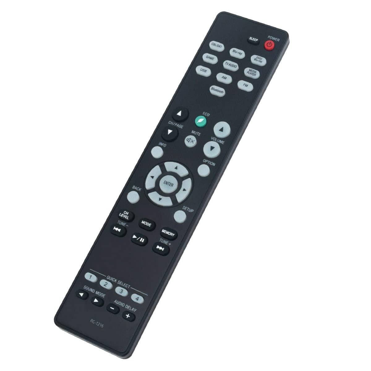 Amazon.com: GHUST RC-1216 RC1216 Remote Control Replacement for Denon ...