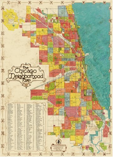 Amazon | Chicago Neighborhood Map | Big Stick Inc. | World