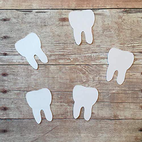 Amazon.com: Tooth Confetti, Tooth Fairy Decorations, Dentist Theme ...